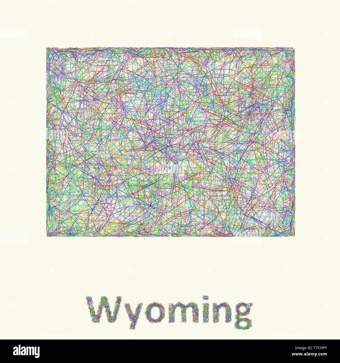Map of the lines hi-res stock photography and images - Alamy