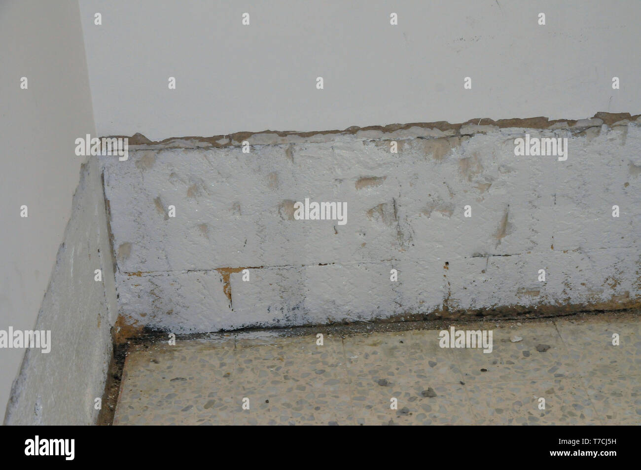 Home care. a room is being re plastered and is ready for painting. The ...