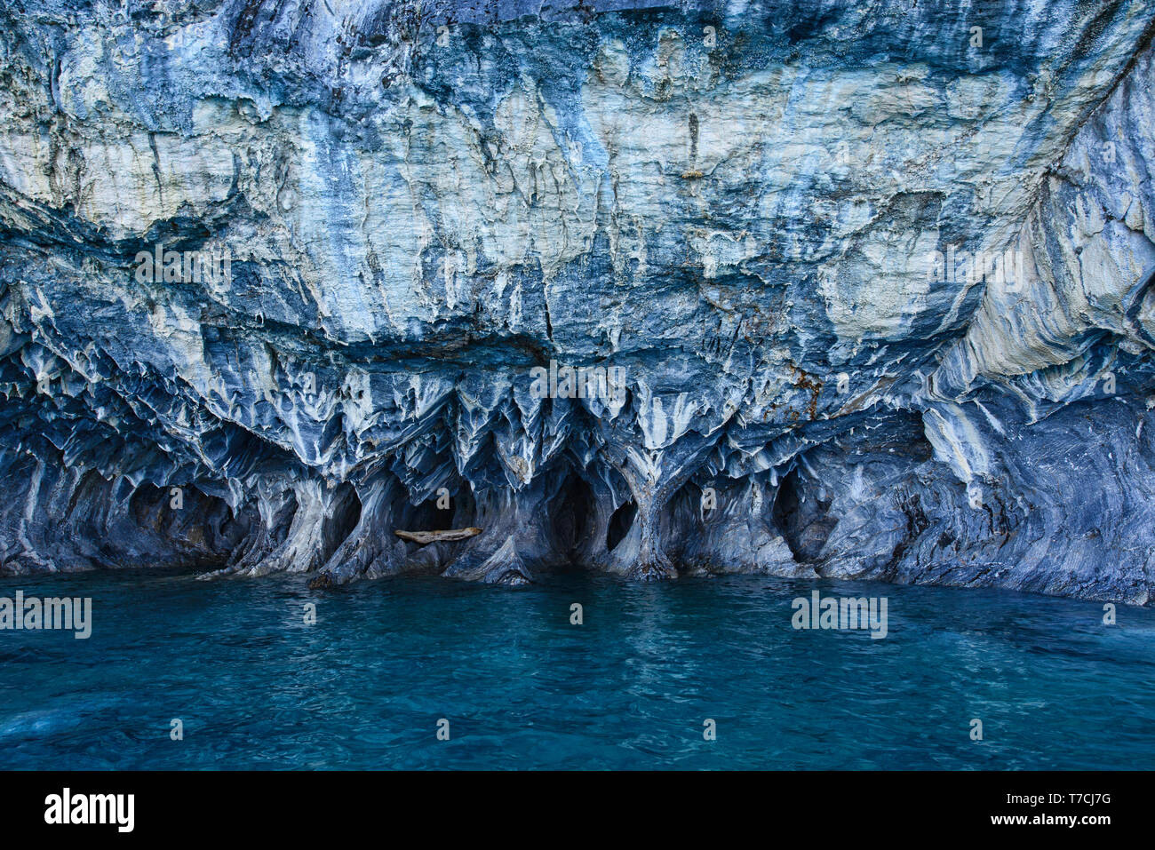 The Marble Caves (Capilla de Mármol), Rio Tranquilo, Aysen, Patagonia ...