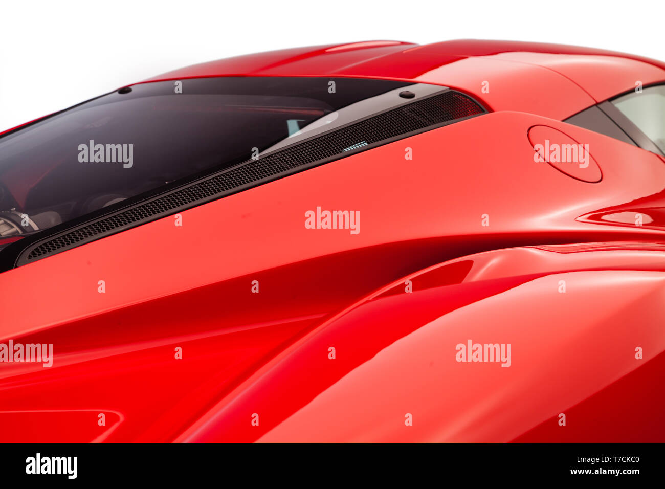 Red Ferrari La Ferrari Stock Photo - Alamy