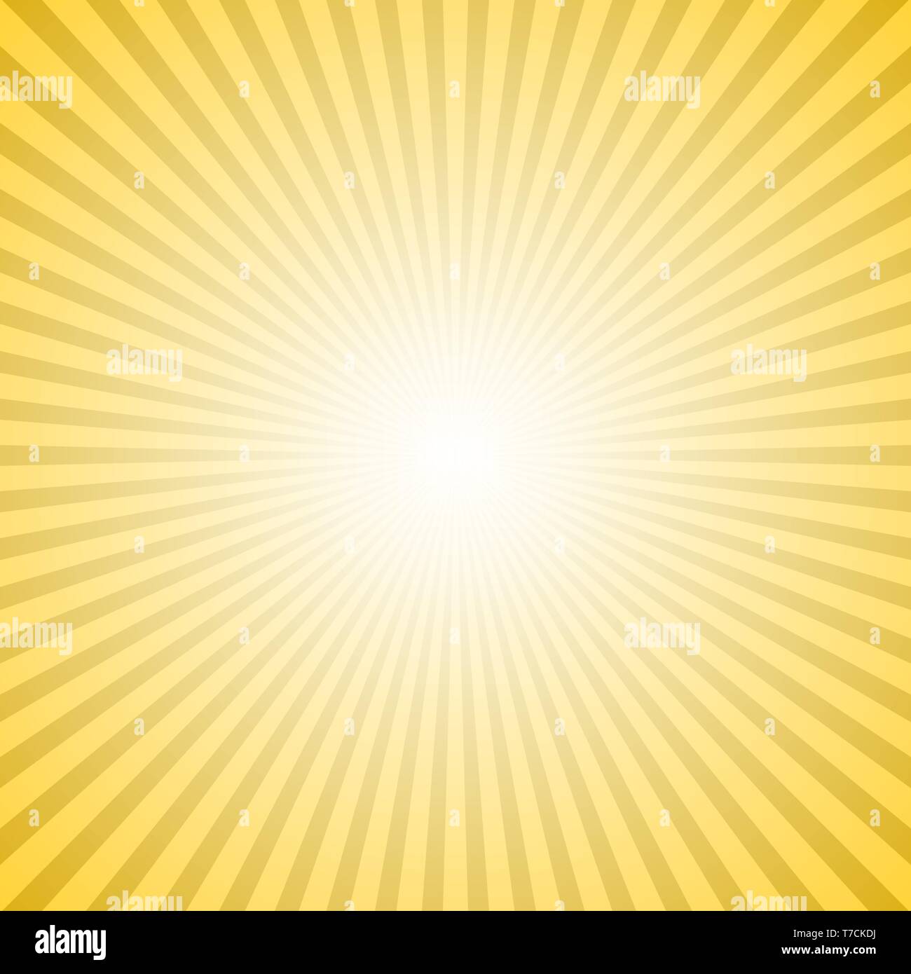 Gradient sun burst background - vector illustration with radial lines ...