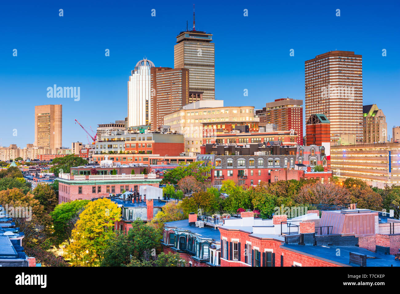 Boston, Massachusetts, USA downtown cityscape Stock Photo - Alamy
