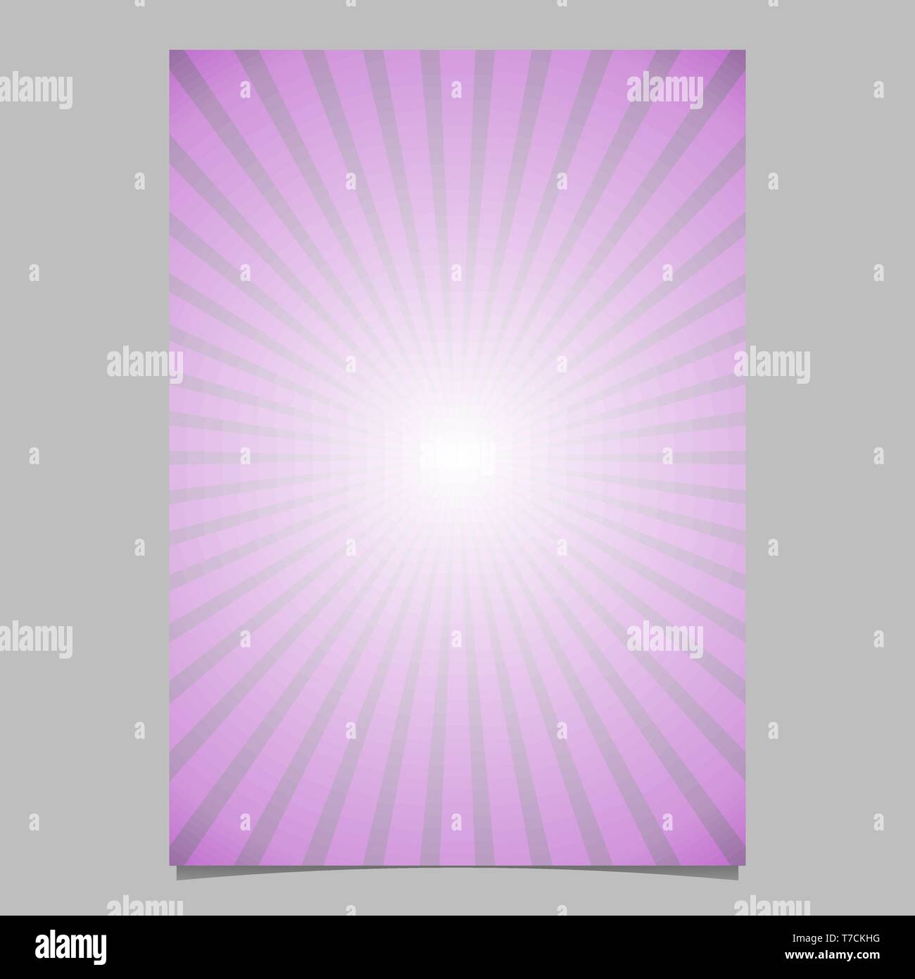 Star burst flyer background template - vector document background Stock ...