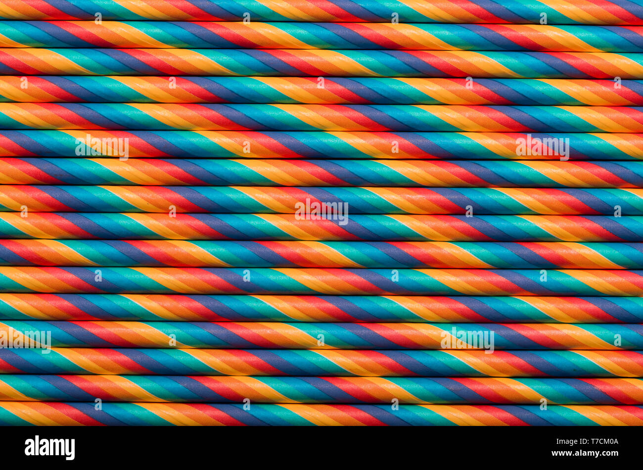 Vintage colored paper straws abstract background Stock Photo - Alamy