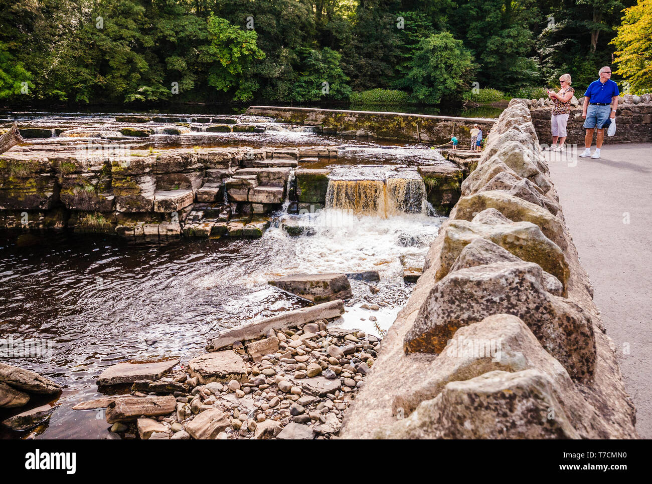 River swale falls richmond yorkshire hi-res stock photography and ...