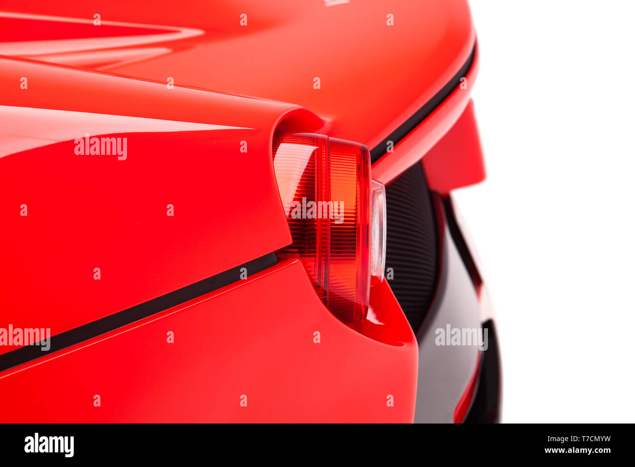 Red Ferrari La Ferrari Stock Photo - Alamy
