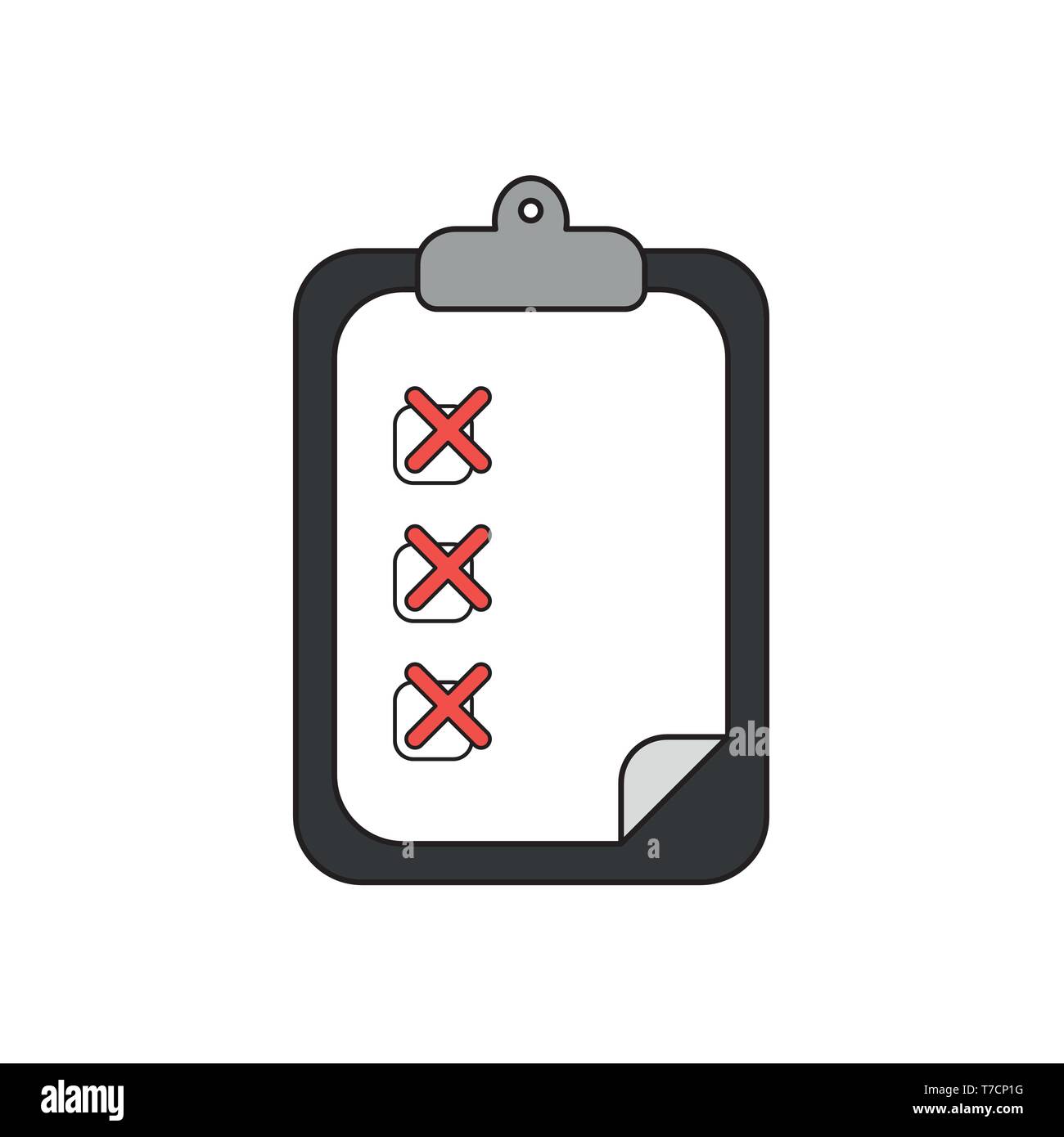 Exam test marks red Stock Vector Images - Alamy