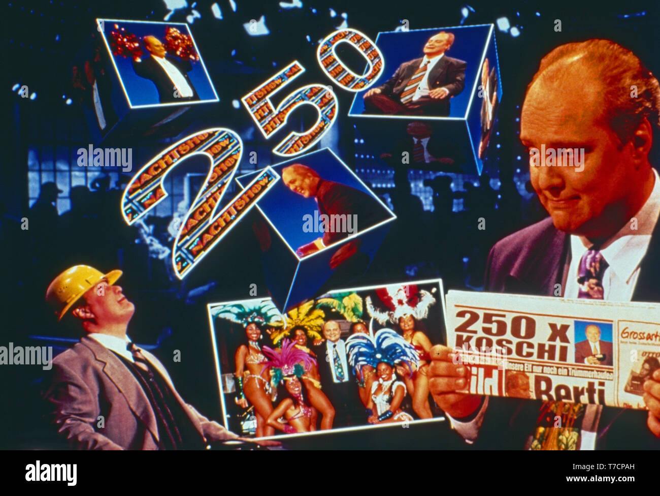 RTL Nachtshow, Late-Night-Talkshow, Deutschland 1995, Moderator Thomas ...