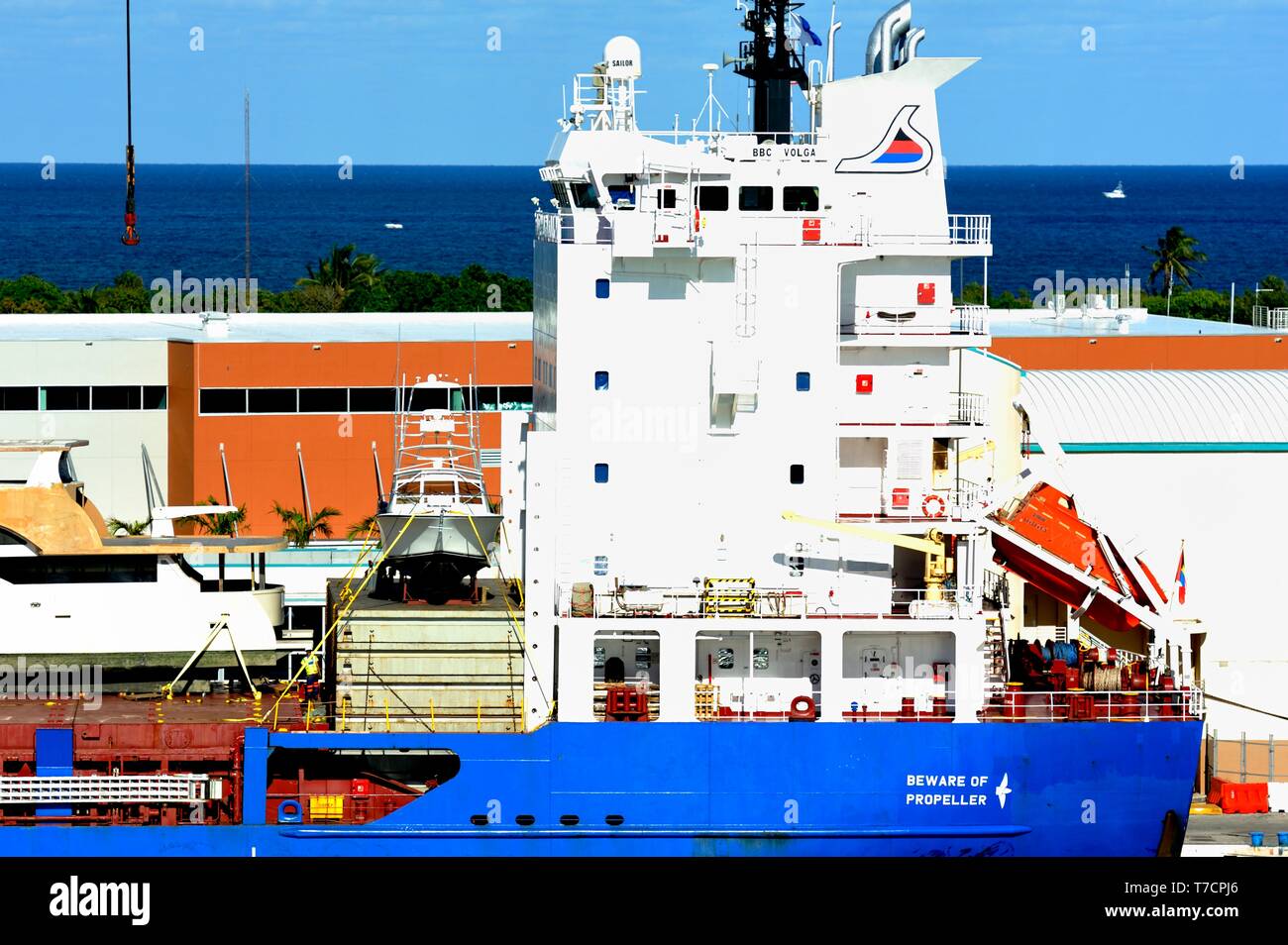 Port of Fort Lauderdale, Florida, USA - 16th April 2019: BBC Chartering ...