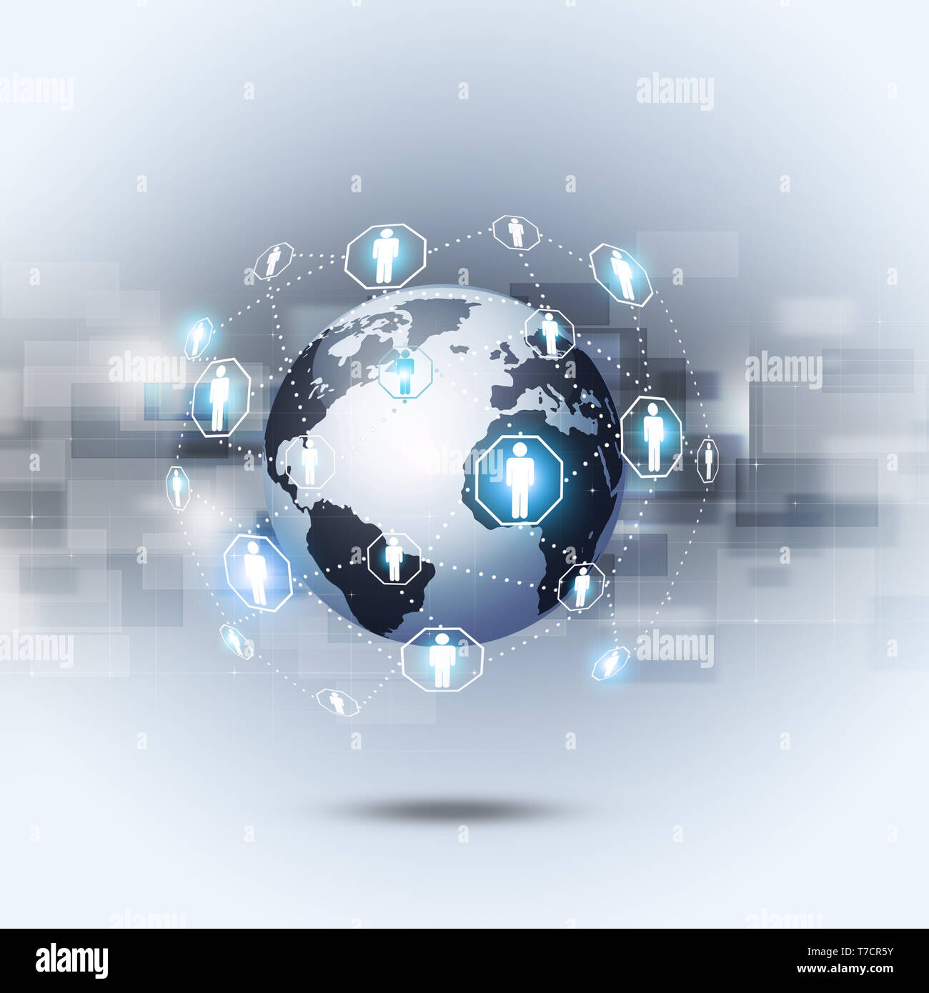 networking technology global network connection background Stock Photo ...