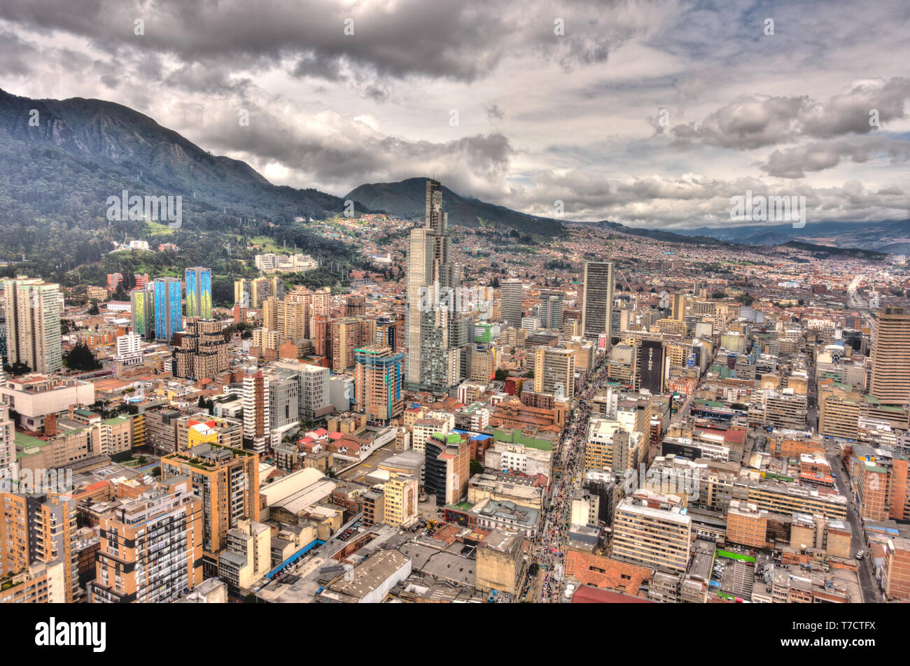 Bogota cityscape, Colombia Stock Photo - Alamy