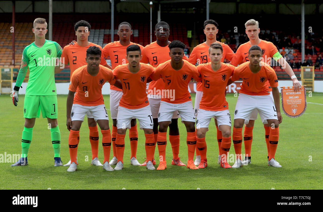 The Netherlands team ahead of the 2019 UEFA European Under-17 ...