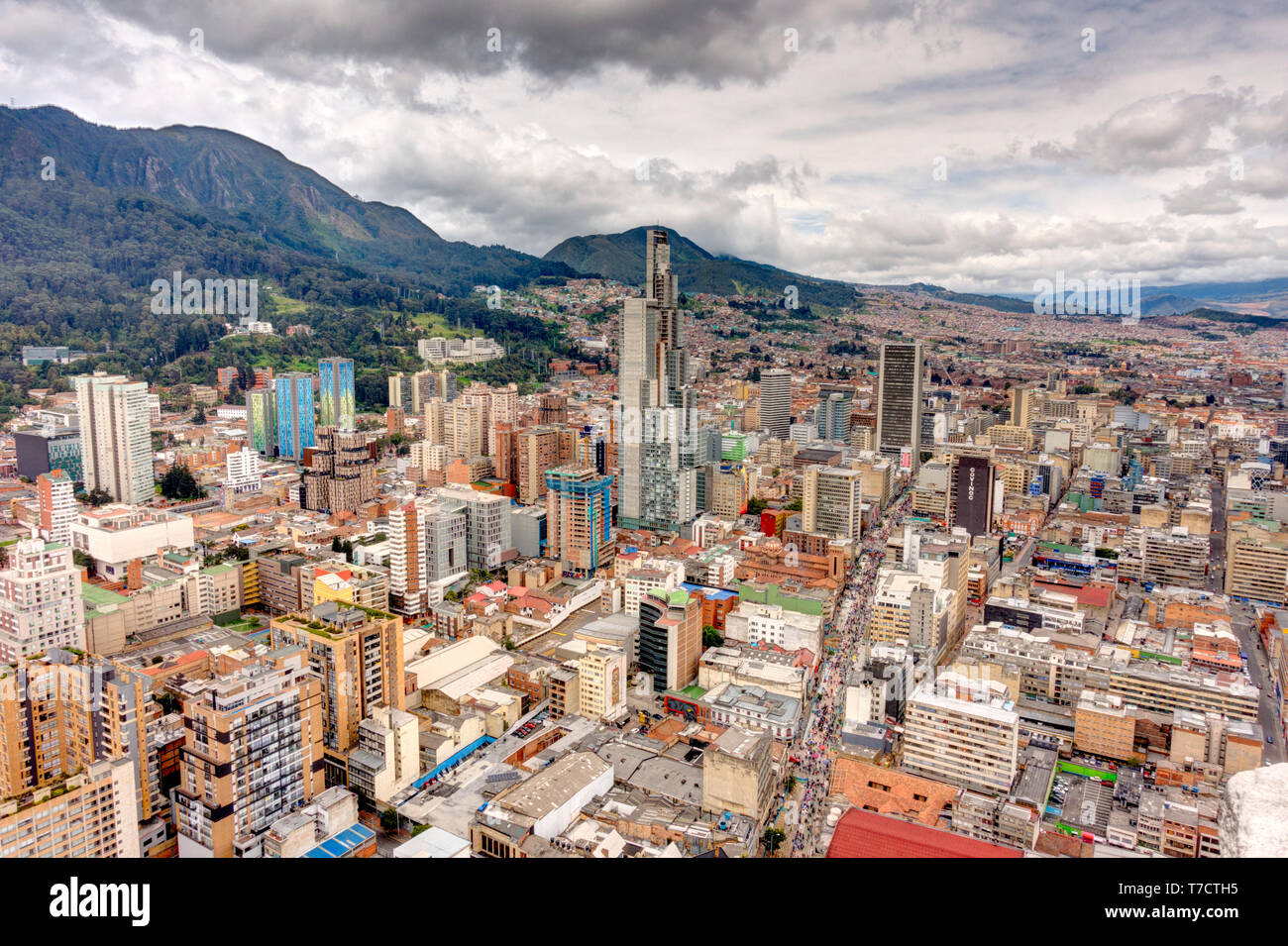 Bogota cityscape, Colombia Stock Photo - Alamy