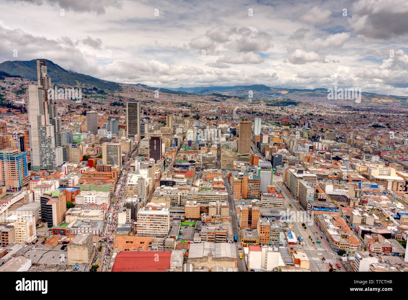 Bogota cityscape, Colombia Stock Photo - Alamy