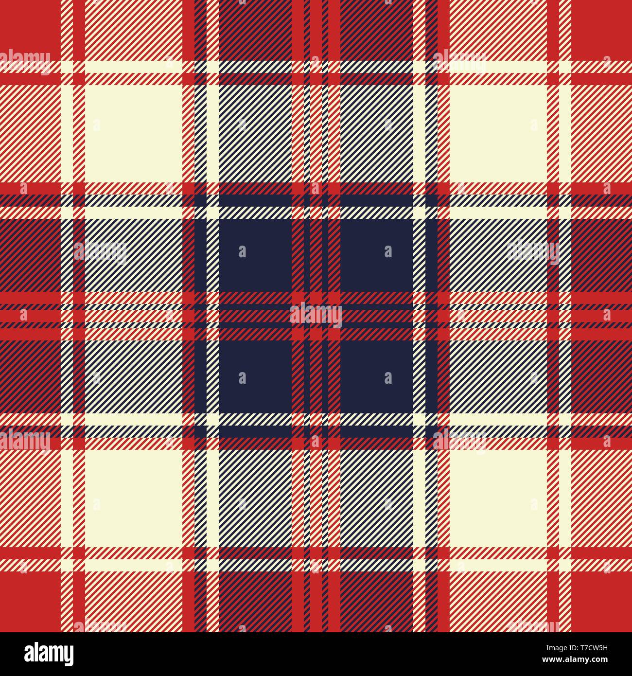 Plaid check diagonal fabric texture seamless pattern. Vector ...