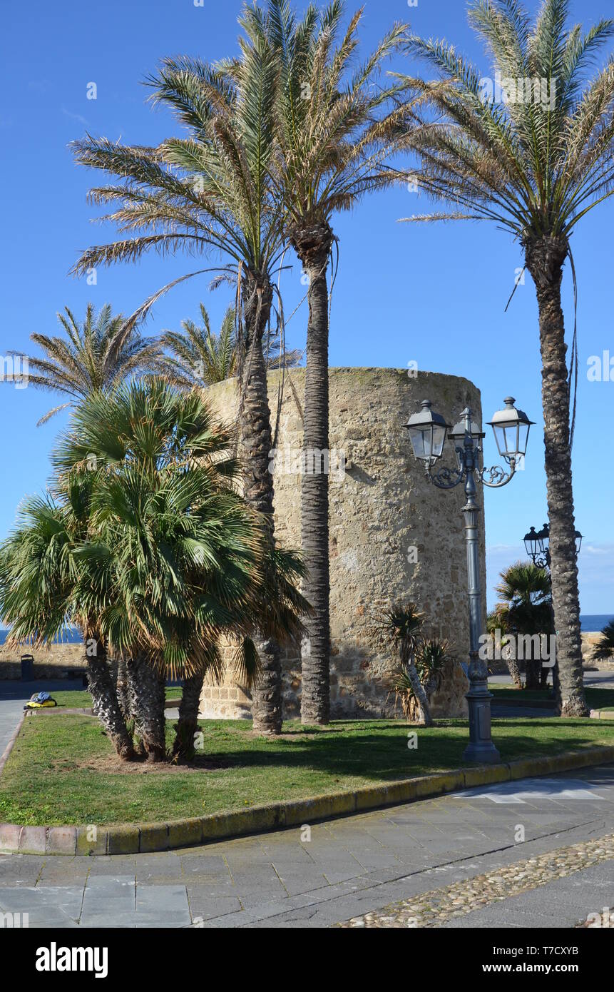 Alghero old town,sardinia,Italy Stock Photo - Alamy
