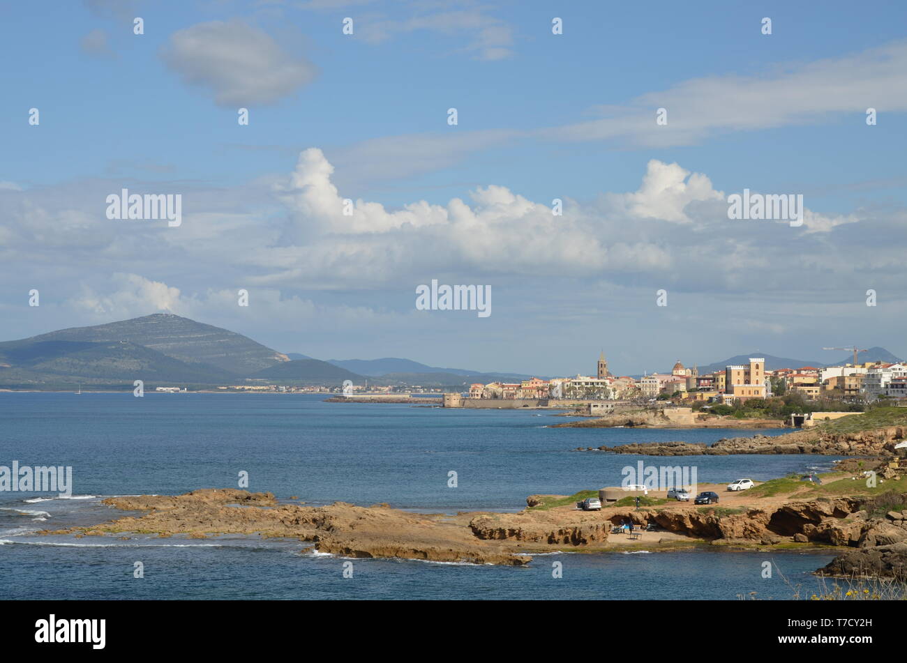 Alghero View Historic Old Town High Resolution Stock Photography and ...
