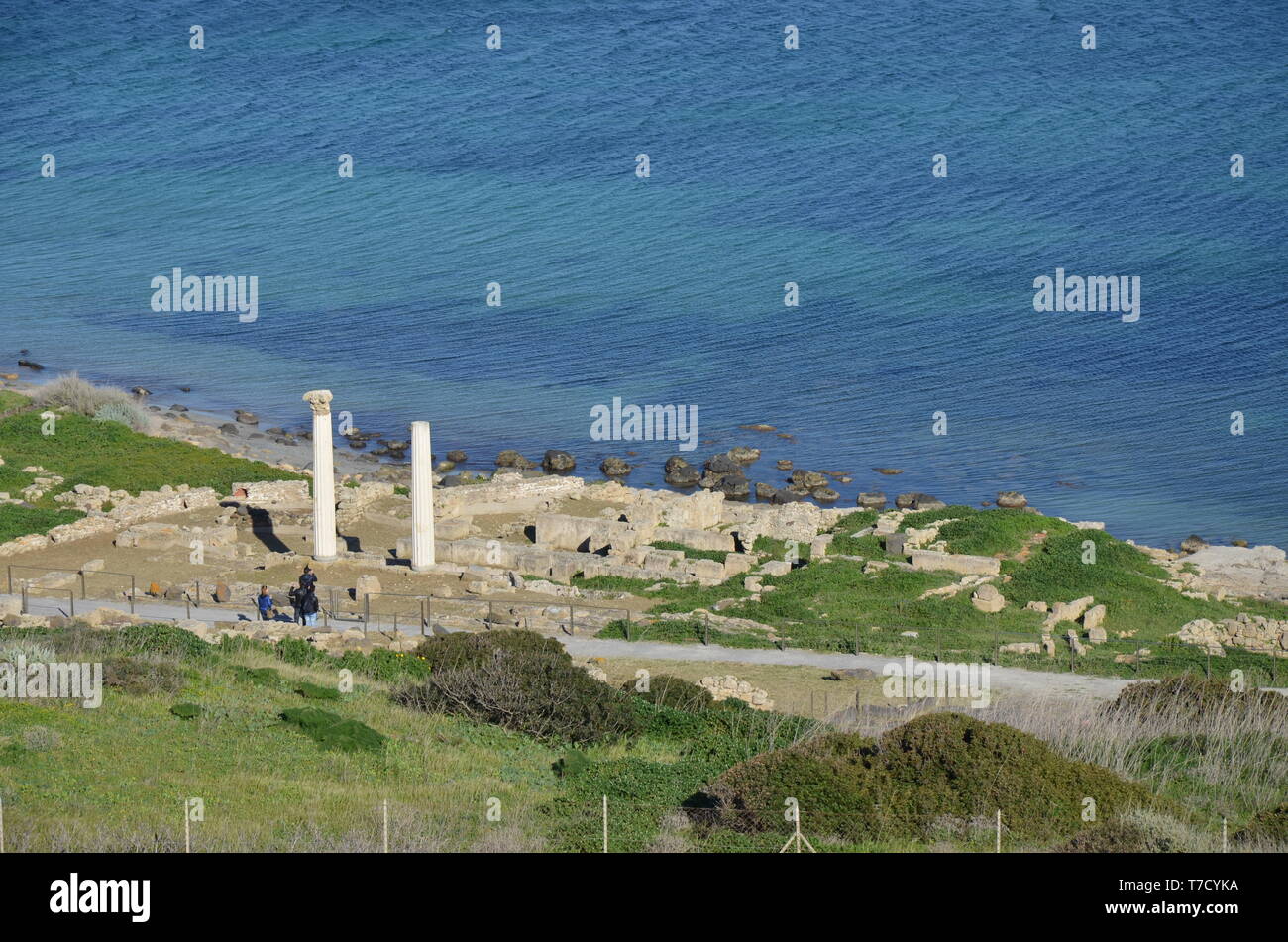 Ancient ruins in Tharros Stock Photo - Alamy