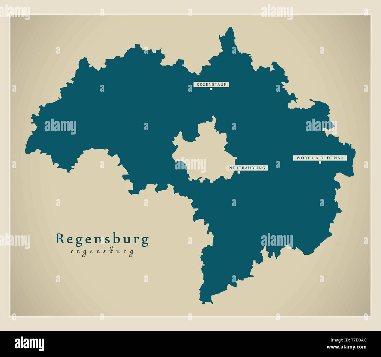 Map of regensburg hi-res stock photography and images - Alamy