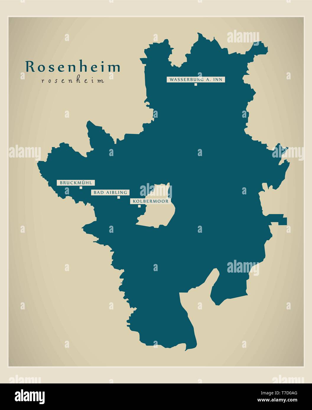 Rosenheim district Stock Vector Images - Alamy