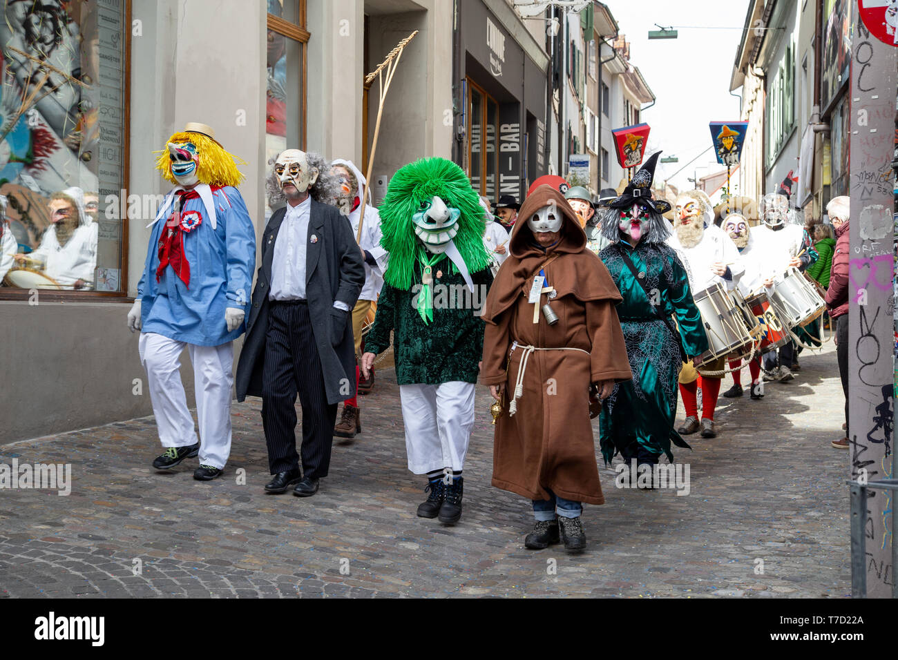 Carnival of Basel 2019 Stock Photo - Alamy