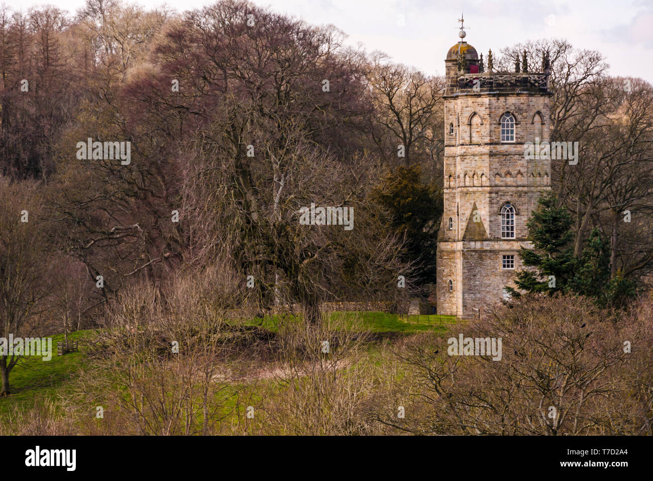 Culloden Tower, Richmond, North Yorkshire, England,UK Stock Photo - Alamy