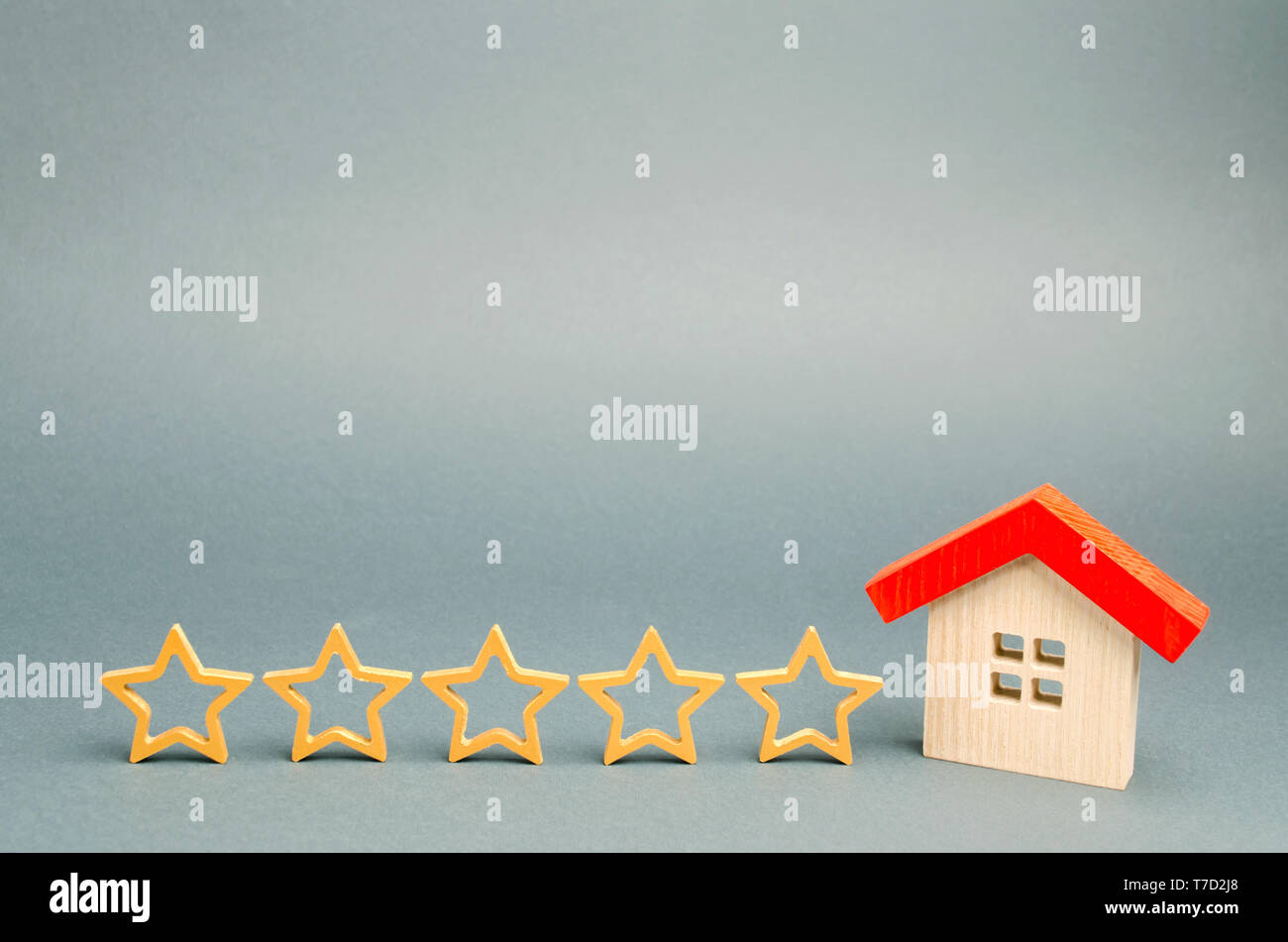 Customer five star rating house hi-res stock photography and images - Alamy