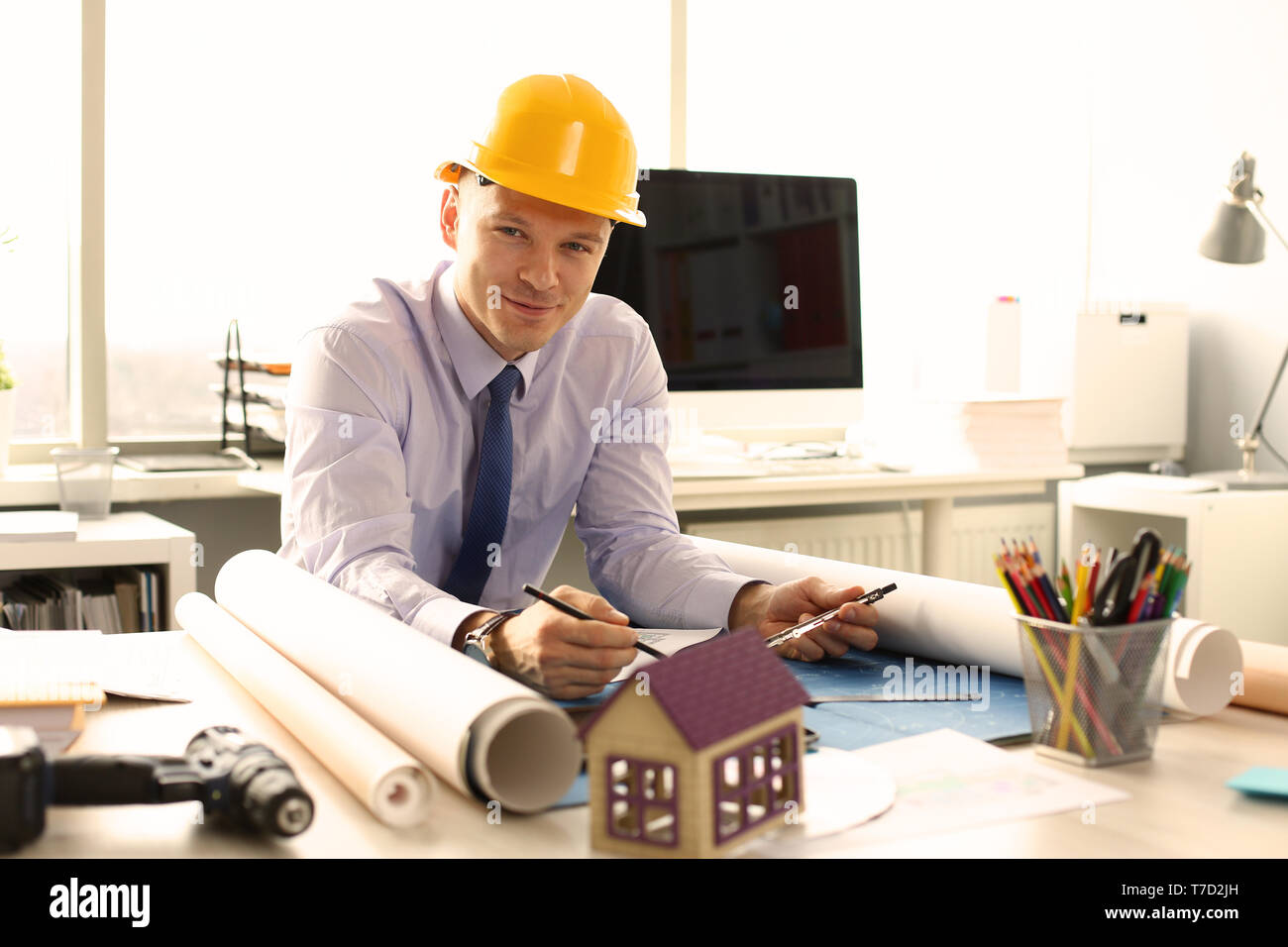 Blueprint architect career structure hi-res stock photography and ...