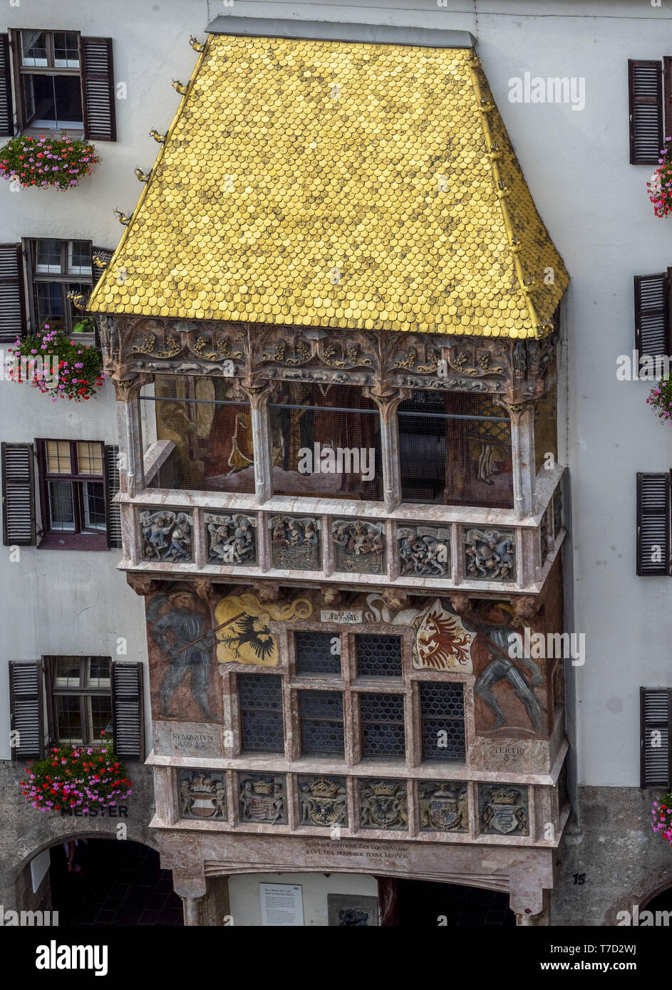Goldenes Dachl in Innsbruck, Austria Stock Photo - Alamy