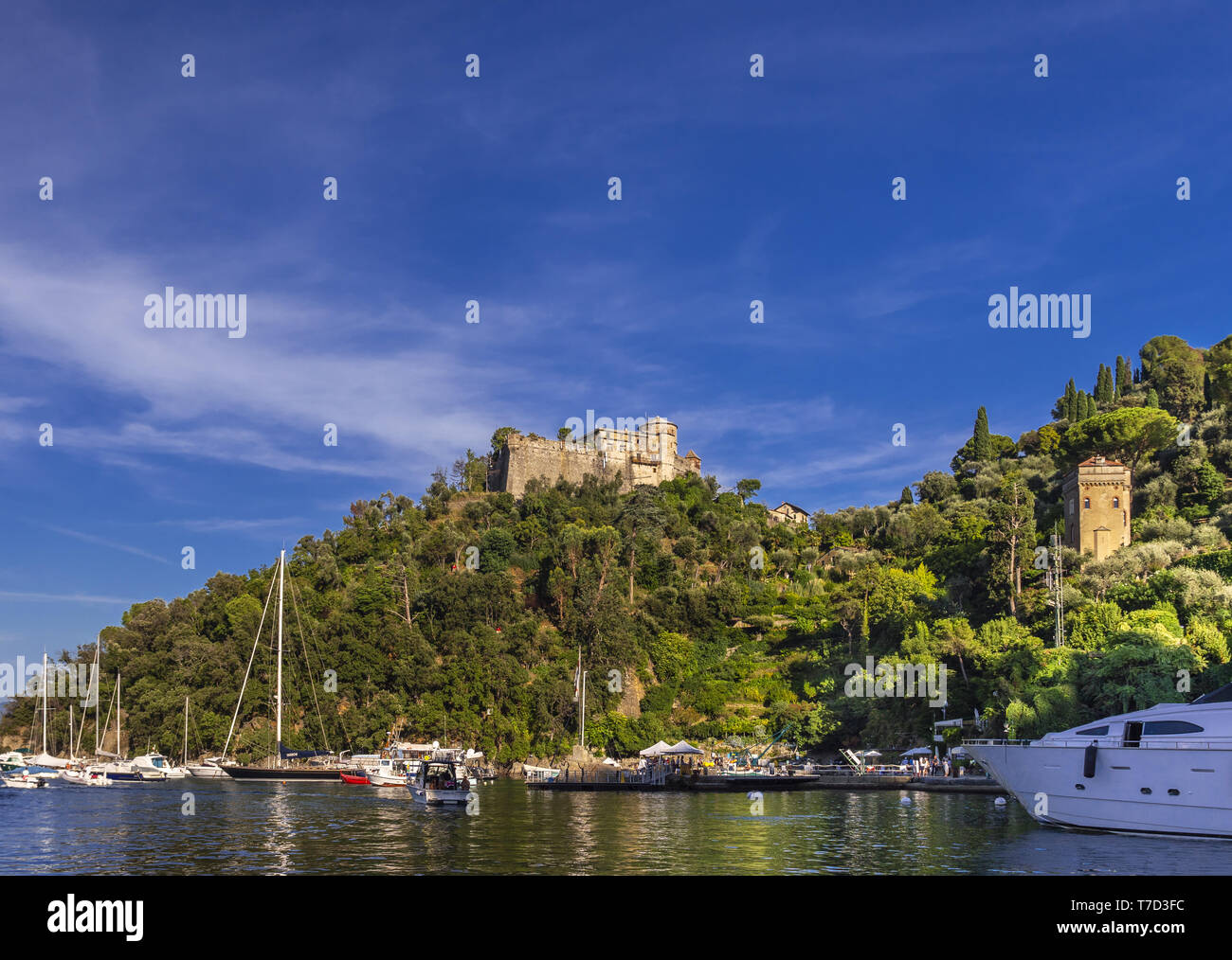 Castello Brown in Portofino, Italy Stock Photo - Alamy