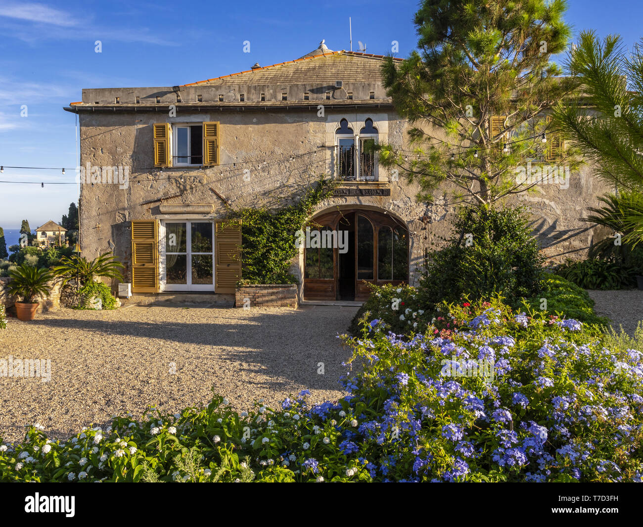 Castello Brown in Portofino, Italy Stock Photo - Alamy