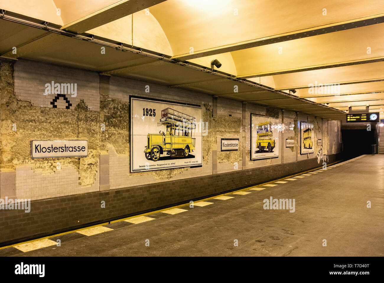 Klosterstraße U-Bahn underground railway station serves the U 2 line in ...