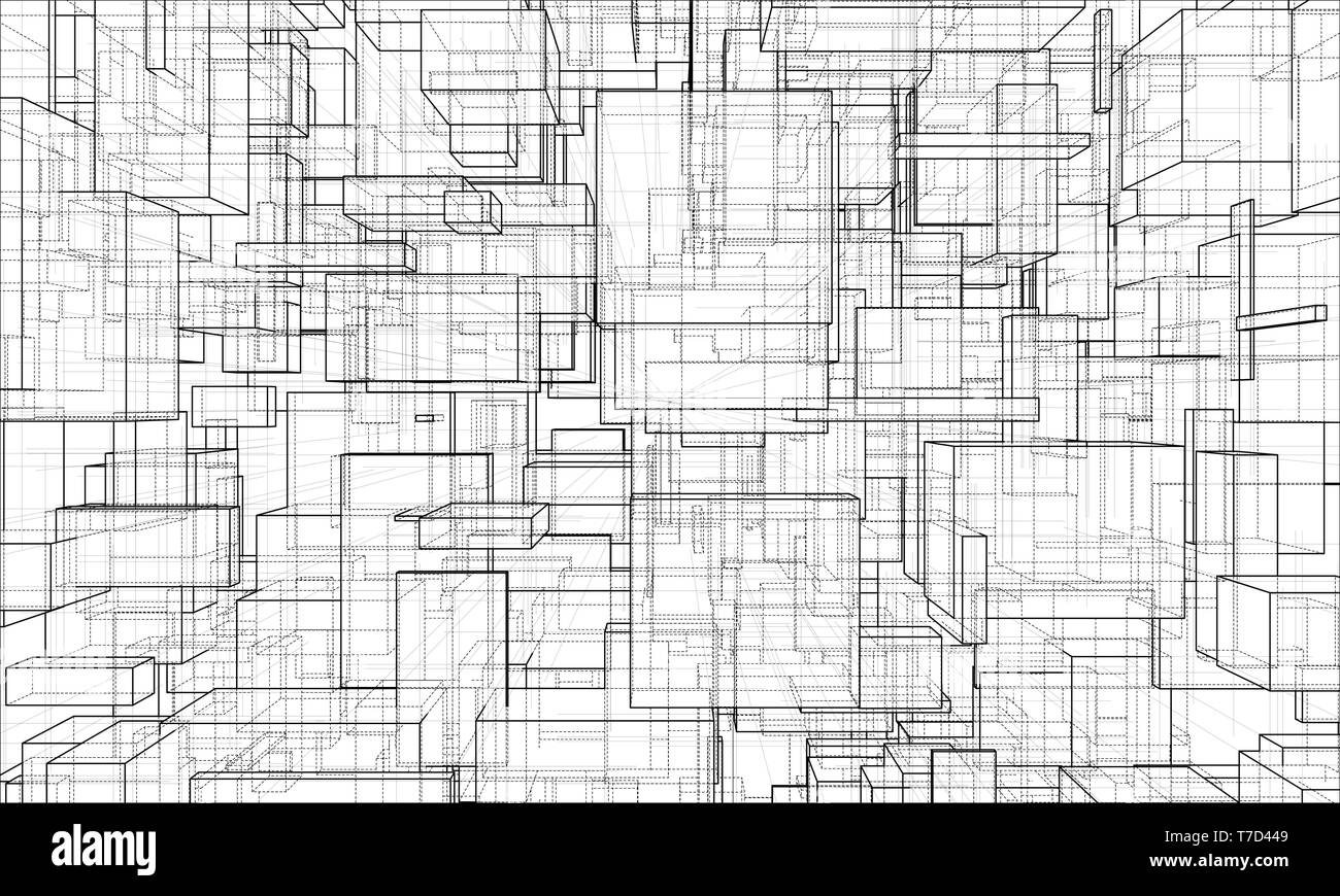 Vector abstract boxes background Stock Vector Image & Art - Alamy