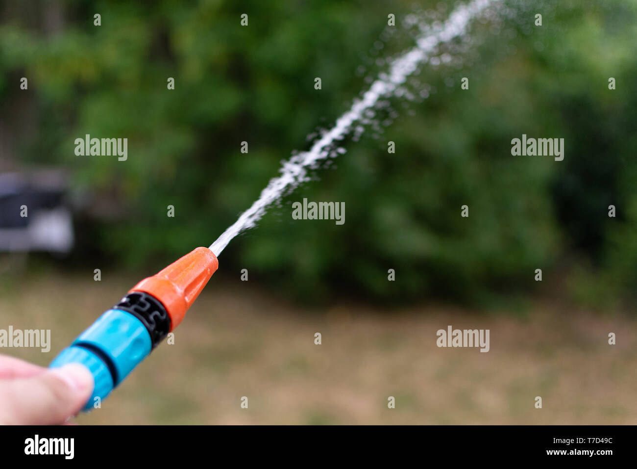 Stream Of Water From Hose