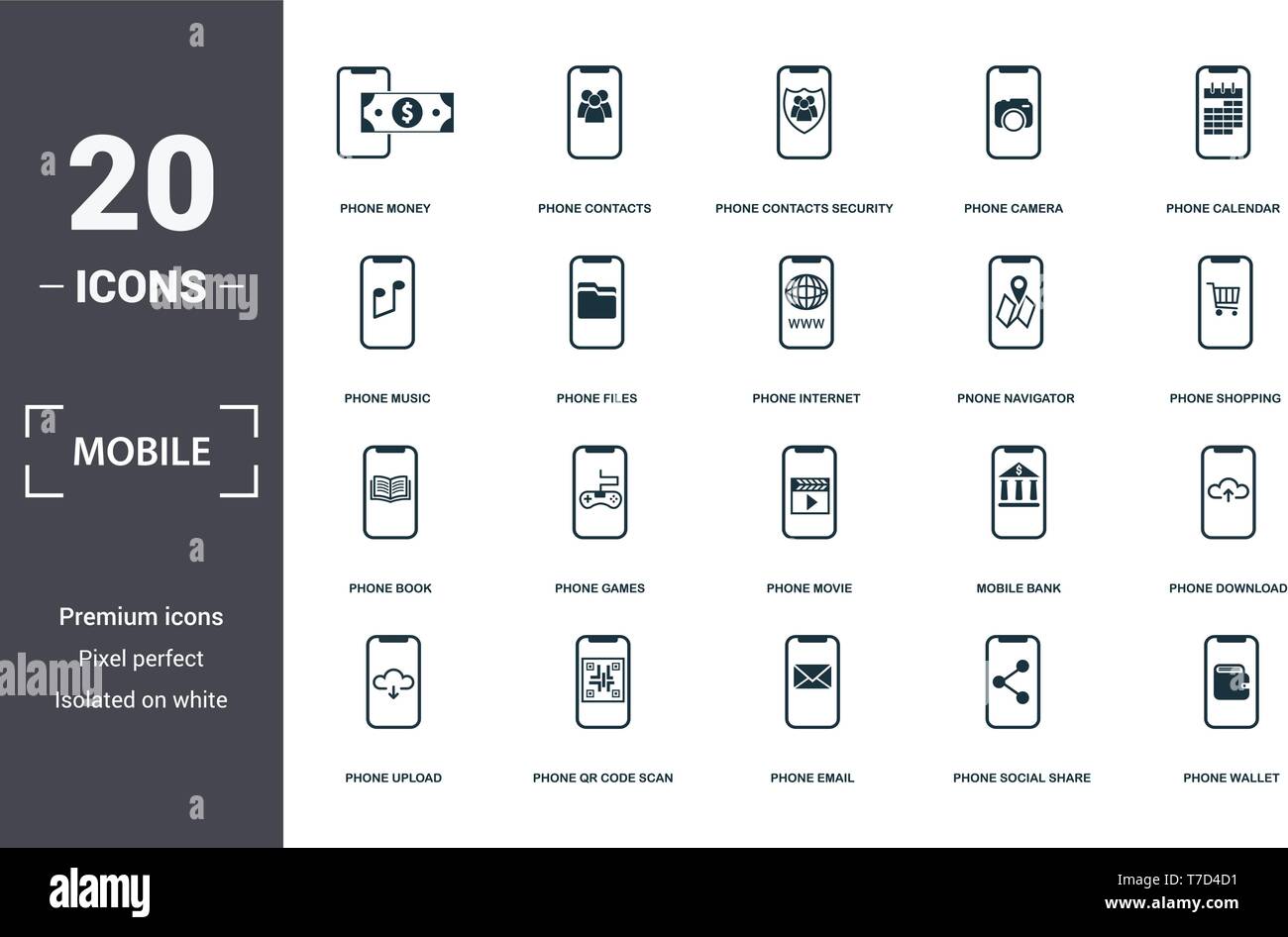 Mobile ph Stock Vector Images - Alamy