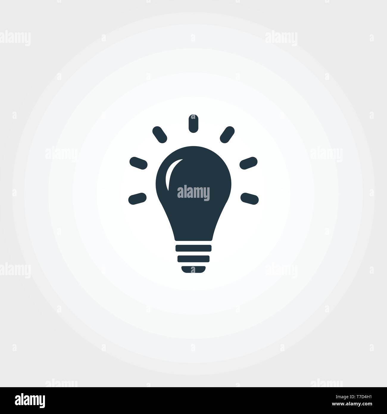 Creativity icon. Monochome premium design from business icons ...