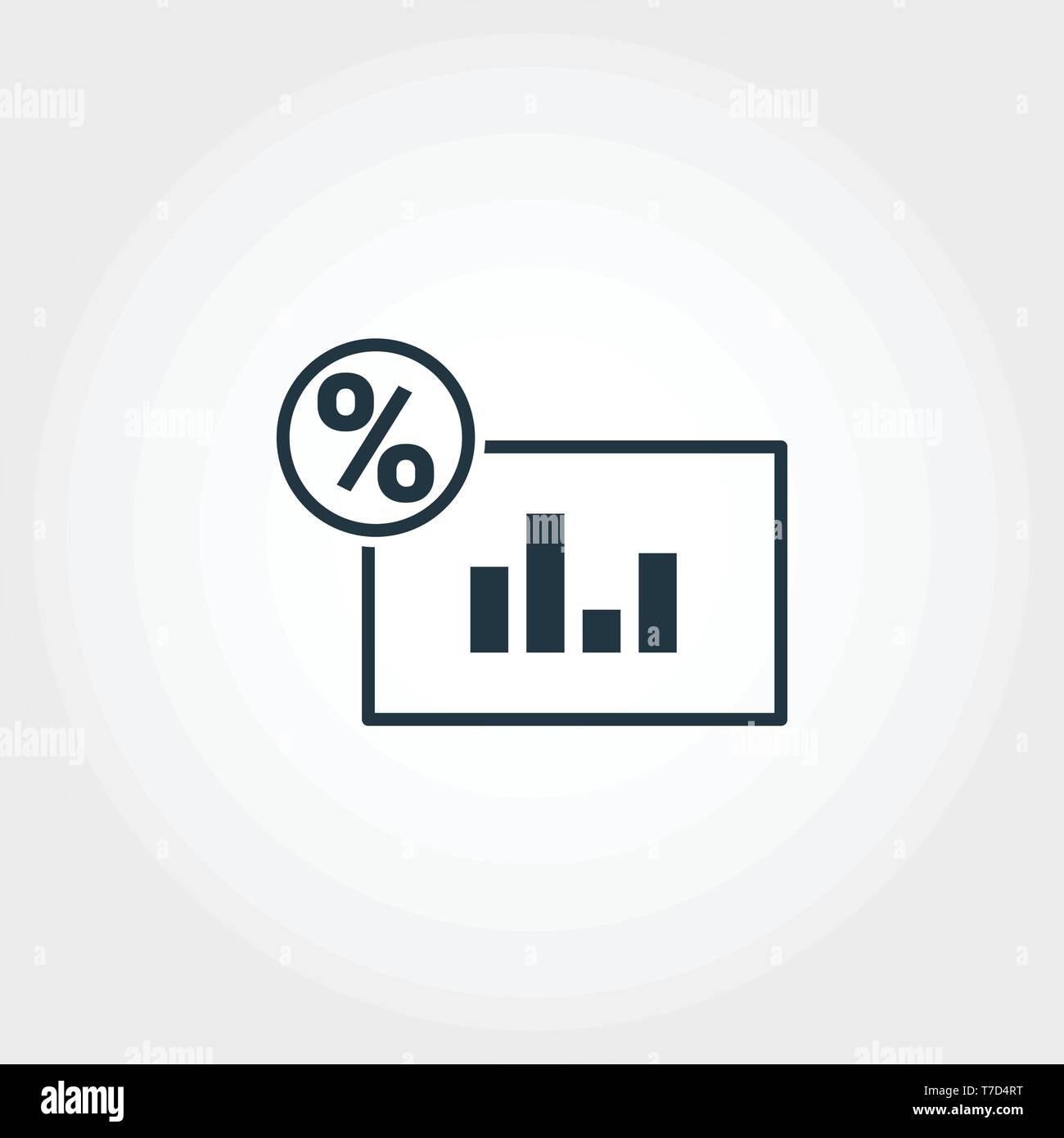 Analytics icon. Monochome premium design from business icons collection ...