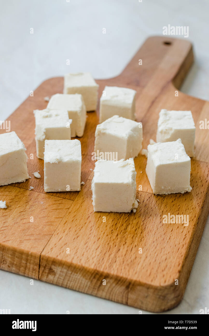 Turkish Traditional Kastamonu Cekme Helva / Halva on Wooden Board ...