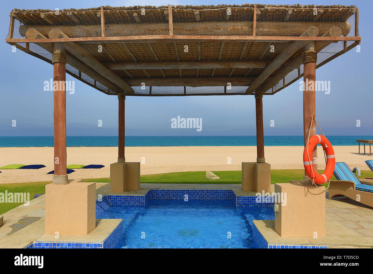 Swimming pool, Abu Dhabi, UAE Stock Photo - Alamy
