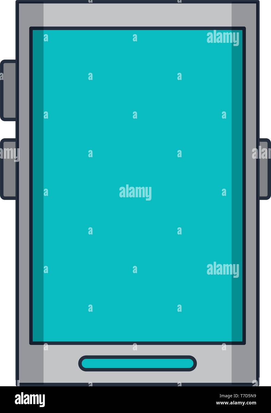 technology device smartphone cartoon Stock Vector Image & Art - Alamy