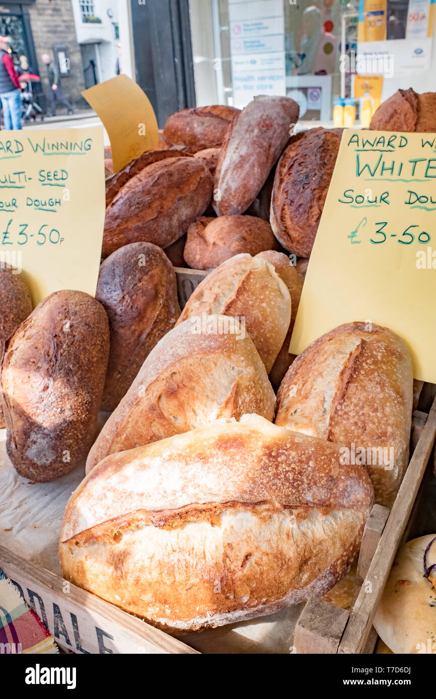 Different kinds of homemade bread Stock Photo - Alamy