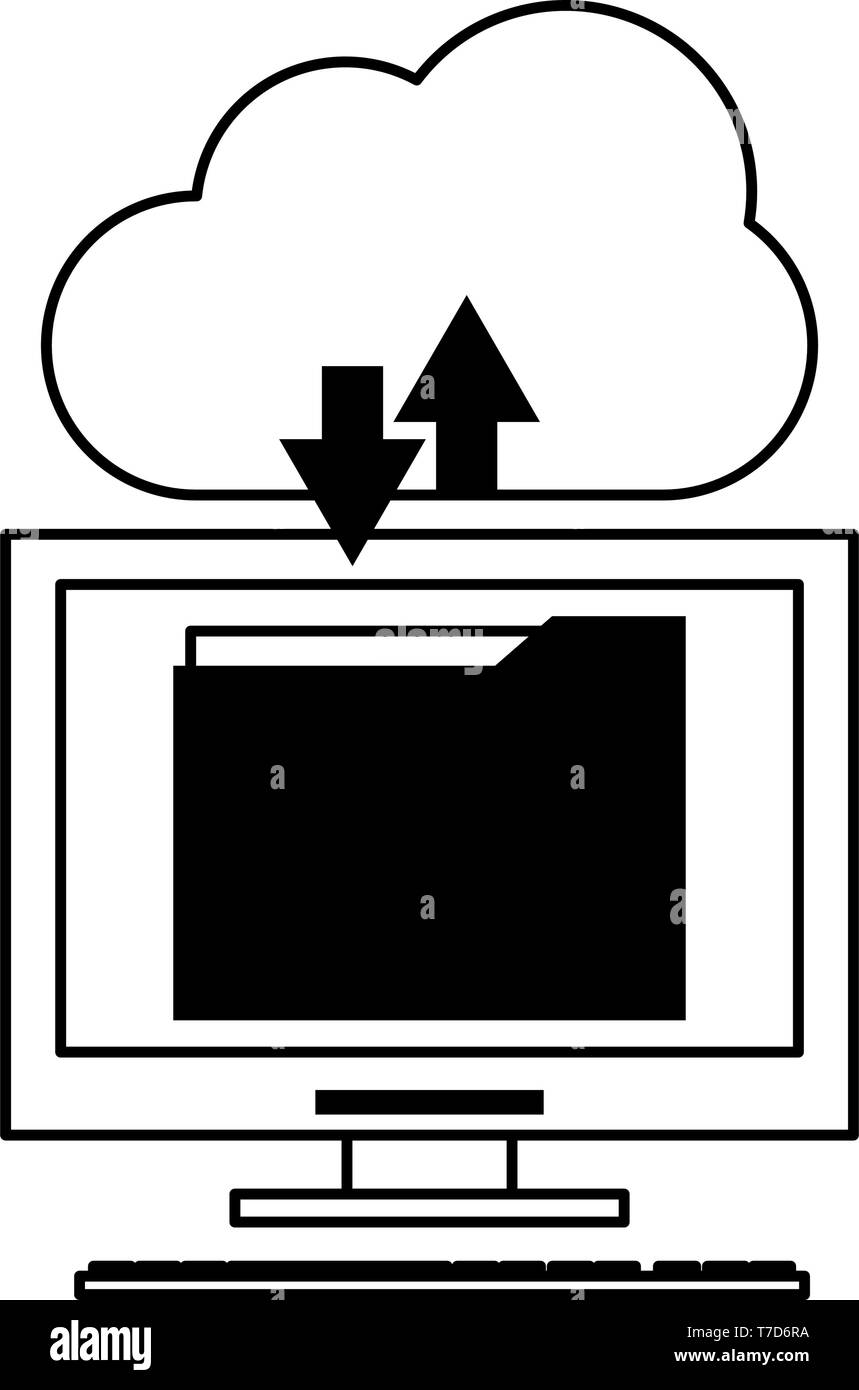 Digital tools cartoon Black and White Stock Photos & Images - Alamy