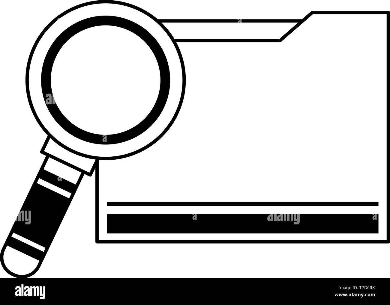 magnifying glass cartoon Stock Vector Image & Art - Alamy