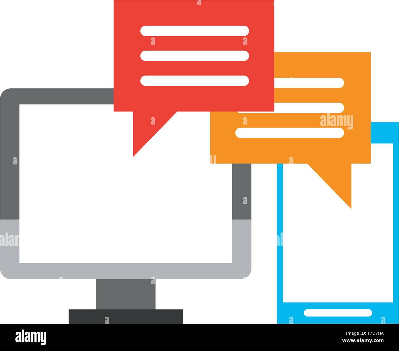 technology devices cartoon Stock Vector Image & Art - Alamy