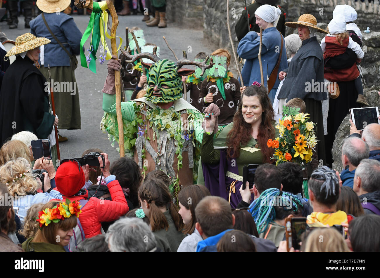 The Green Man festival in Clun, Shropshire, England, Uk 2019 Stock ...