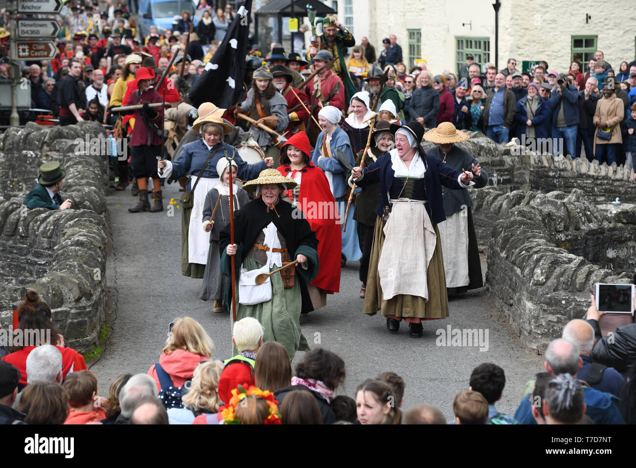 The Green Man festival in Clun, Shropshire, England, Uk 2019 Stock ...
