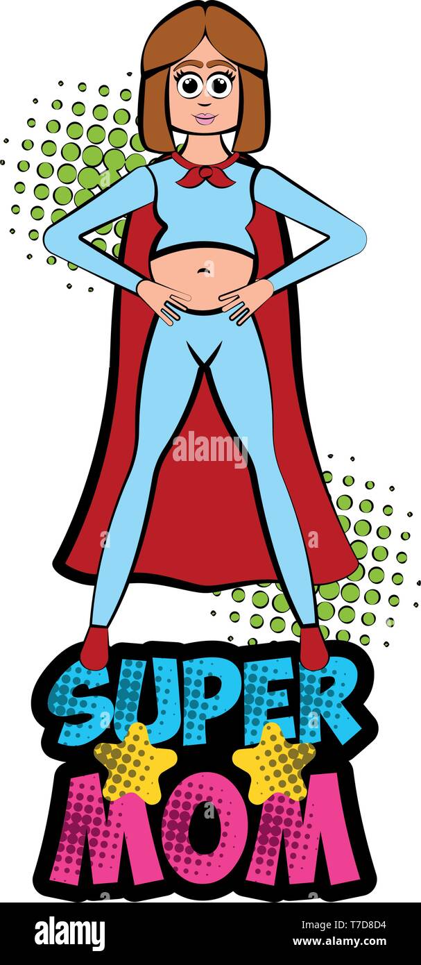 Superhero woman comic Stock Vector Images - Alamy