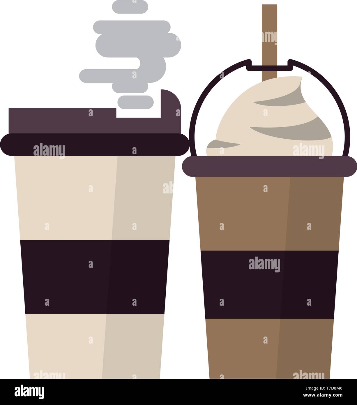 coffee cafe concept cartoon Stock Vector Image & Art - Alamy