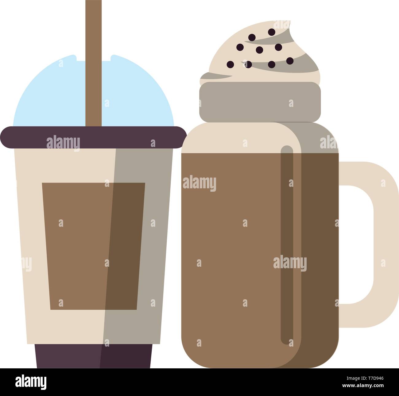 coffee cafe concept cartoon Stock Vector Image & Art - Alamy