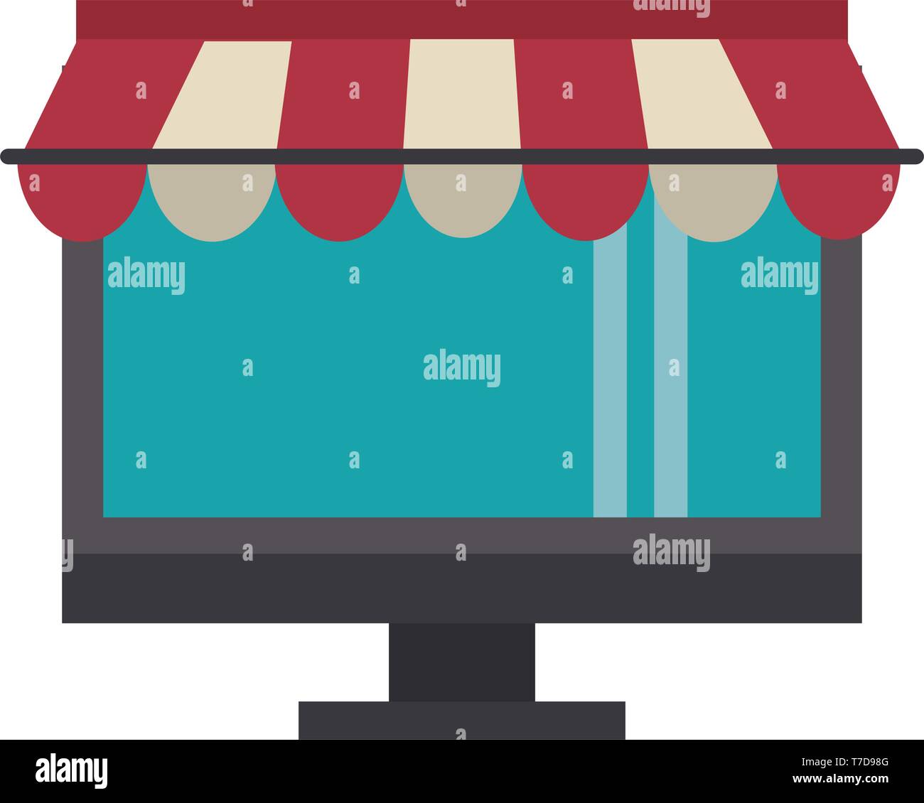 online shopping concept cartoon Stock Vector Image & Art - Alamy